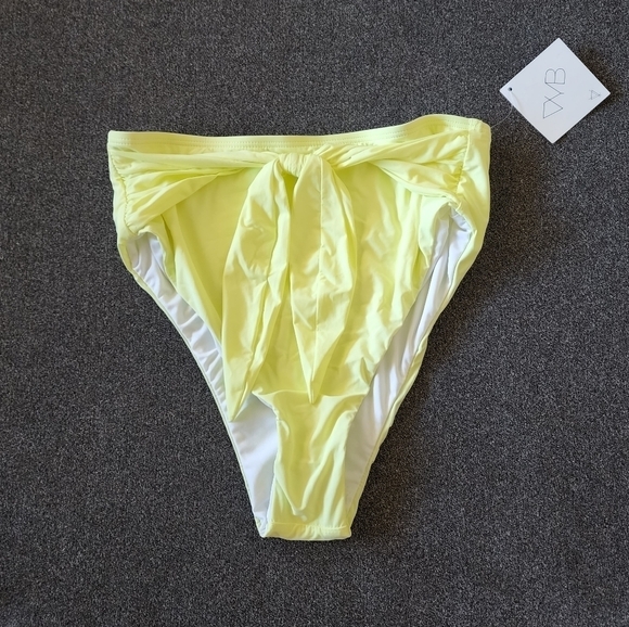 VYB | Swim | Vyb High Cut Now Waist Yellow Bikini Bottoms Summer | Poshmark